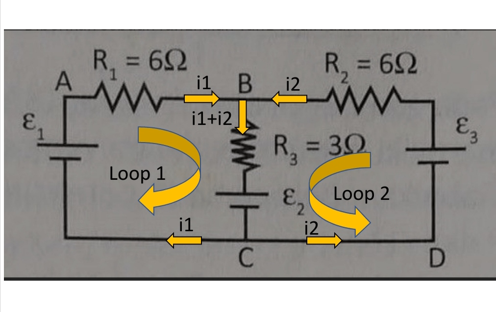 Diberikan sebuah rangkaian yang terdiri dari dua b...