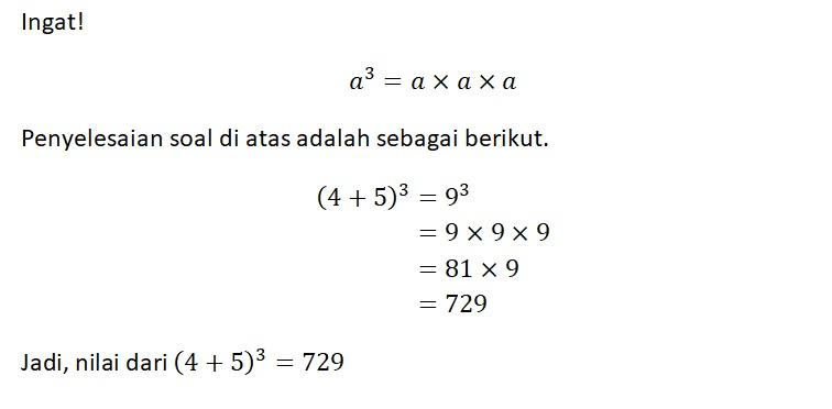 (4+5)pangkat 3 = berapa...