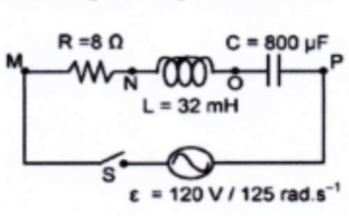 Perhatikan gambar rangkaian RLC berikut. Tentukanl...