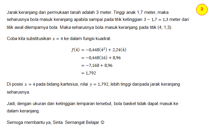 Seorang pemain bola basket mempunyai tinggi 170 cm... Seorang pemain bola basket mempunyai tinggi 170 cm...