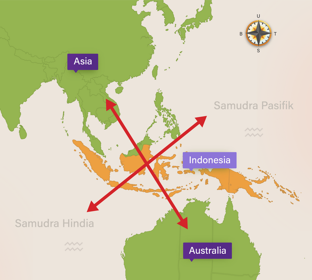 letak geografis indonesia?...
