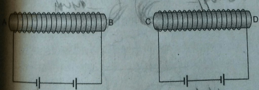 Perhatikan gambar pembuatan magnet listrik di bawa...