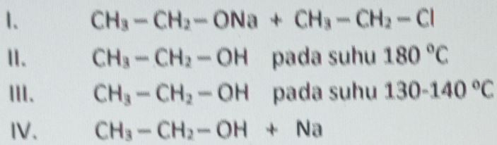 Perhatikan reaksi berikut : reaksi yang dapat men...