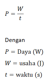 Rumus daya...