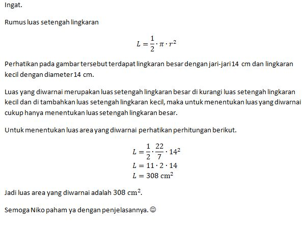 Perhatikan gambar bola berikut ini! Hitunglah lua...