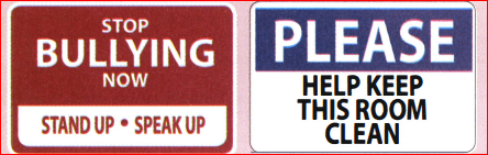 What do the notices mean?...