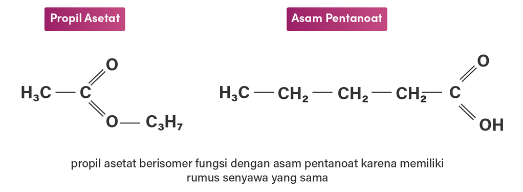 Senyawa yang merupakan isomer fungsi dari propil a...