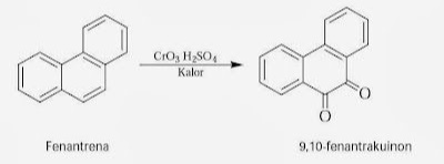 Produk utama yang diperoleh jika senyawa fenantren...