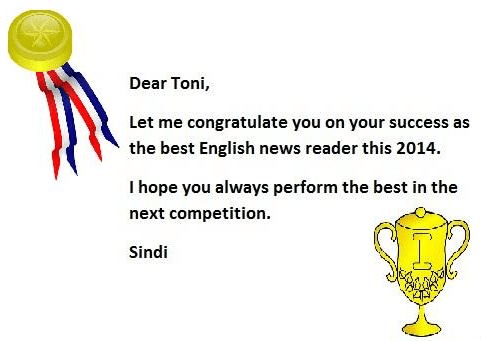 Contoh Greeting Card Congratulation