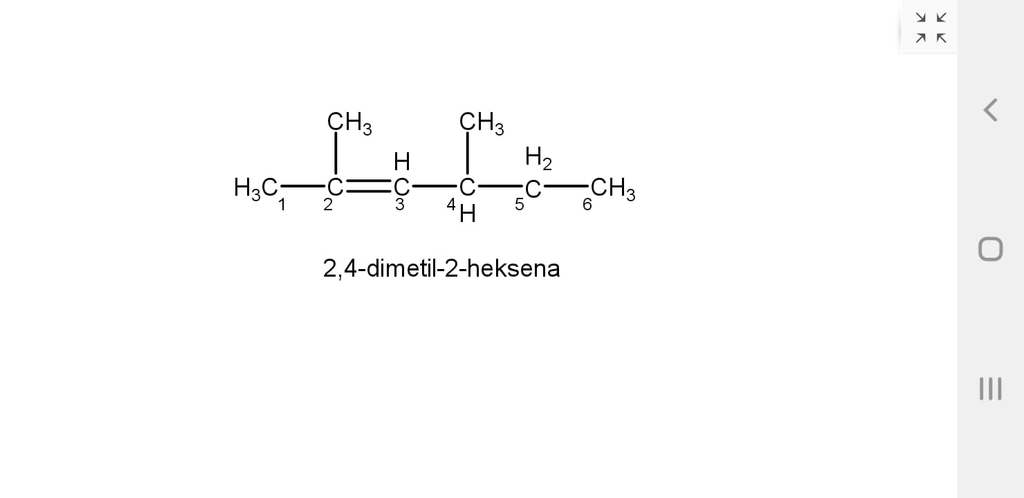 Berilah nama untuk masing-masing struktur senyawa ...