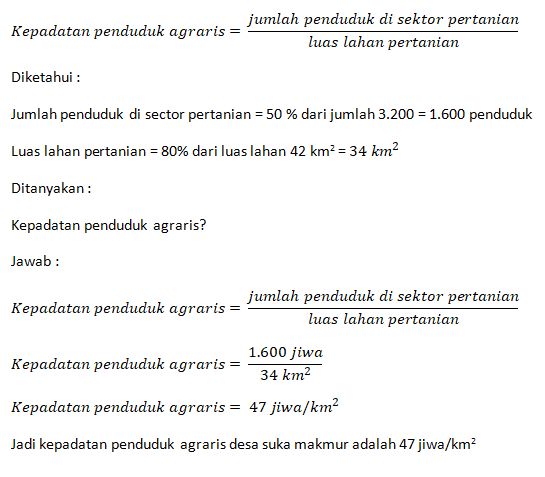 Desa suka makmur memiliki luas 42 km².80% dari lua...