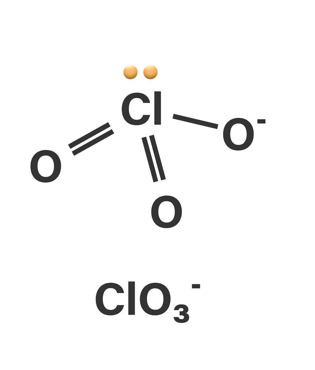 Geometri ion klorat, CIO3-, adalah (nomor atom Cl...