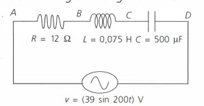 Perhatikan diagram rangkaian RLC berikut. Kuat a...