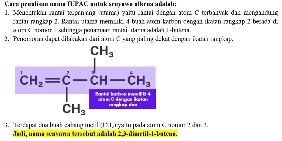 Suatu senyawa hidrokarbon mempuyai rumus struktur:... Suatu senyawa hidrokarbon mempuyai rumus struktur:...