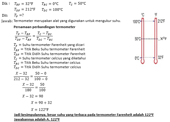 Bagus mengukur suhu sebuah benda menggunakan termo...