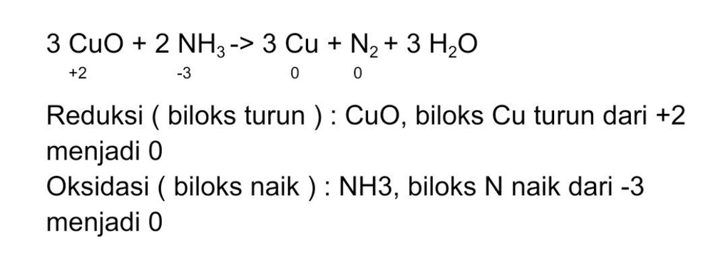 Hitung biloks masing-masing zat berikut! Tentukan ...