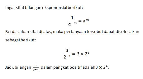 Nyatakan bilangan - bilangan berikut dalam pangkat...