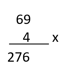 2x5x69x4=...