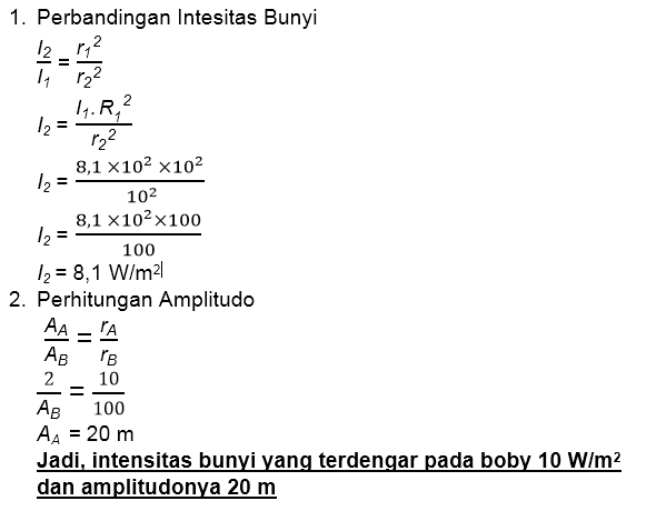 Pada jarak 10 meter dari sumber ledakan ali menden...