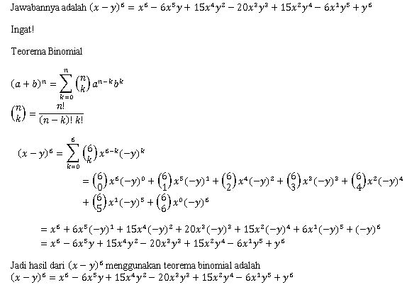 Gunakan teorema Binomial untuk mengekspansikan eks...
