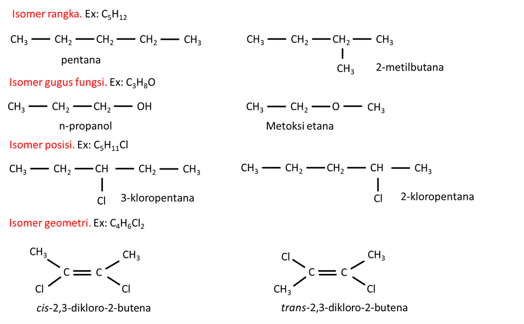Isomer adalah molekul dengan?...