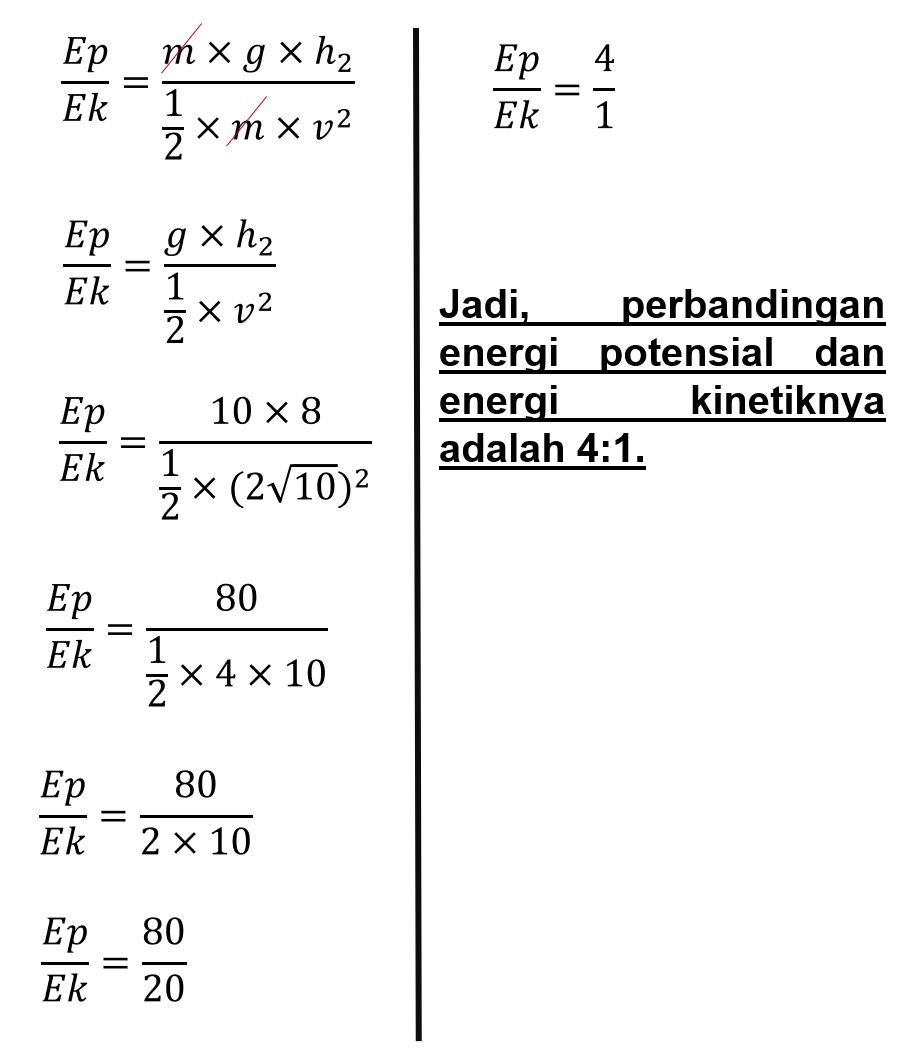 buah apel dijatuhkan dari ketinggian 10m dari perm...