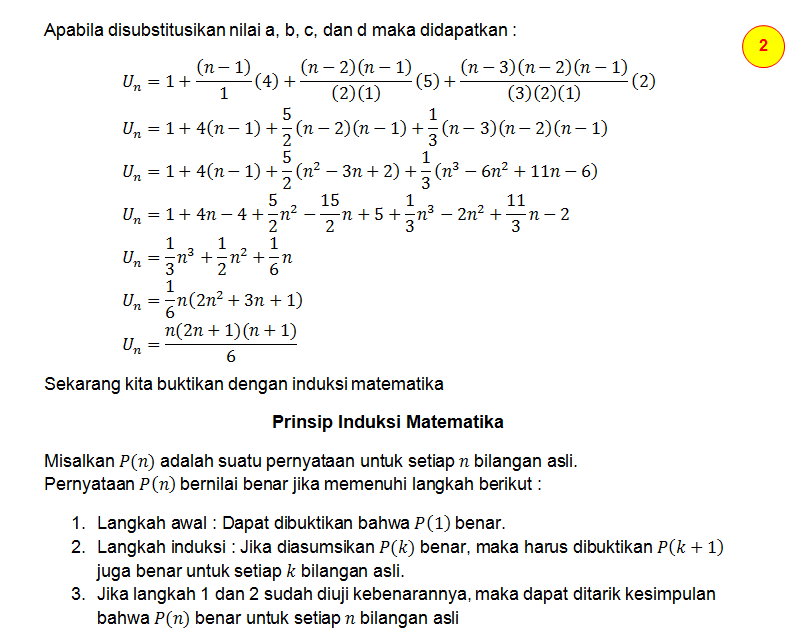 1²+2²}+3²+4²+...+50² ! Rancanglah formula yang ber...