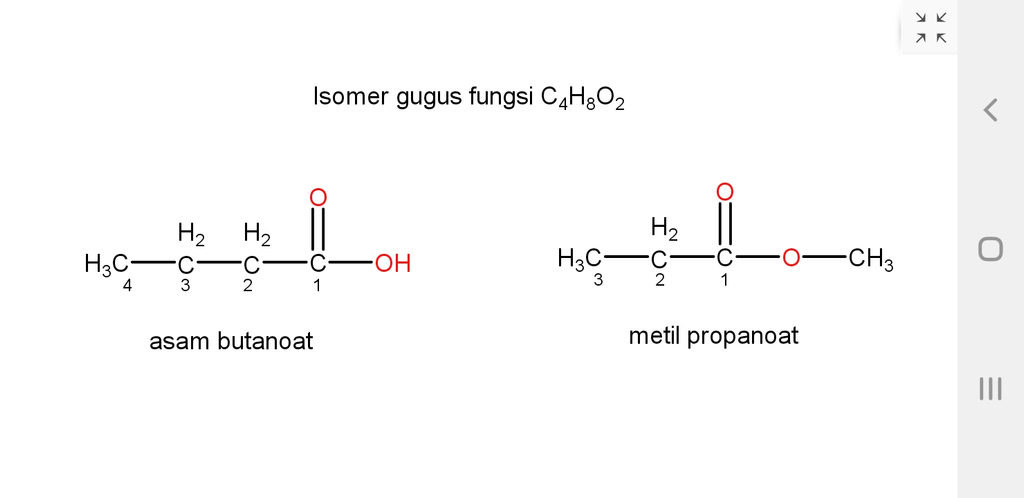 Tentukan isomeri yang terjadi pada pasangan beriku...