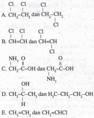 Dua senyawa yang merupakan isomer cis-trans adal...
