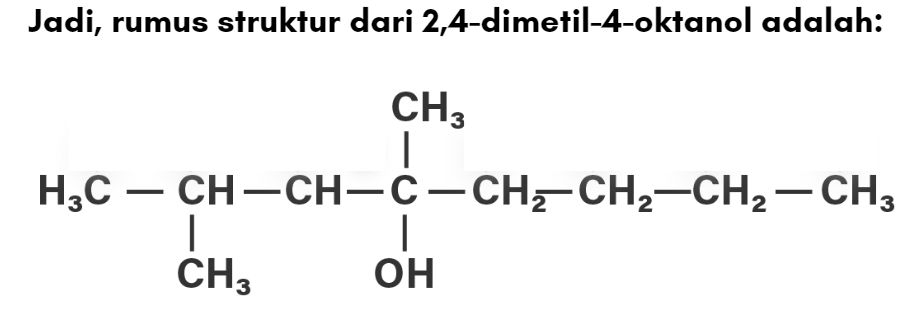 Tulislah rumus struktur dari senyawa berikut. 2,4-...