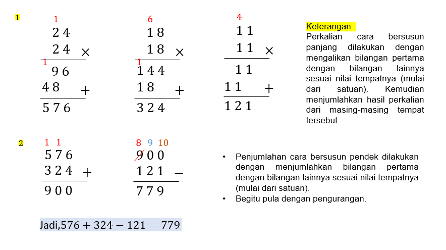 hasil dari 24²+18²-11²=...