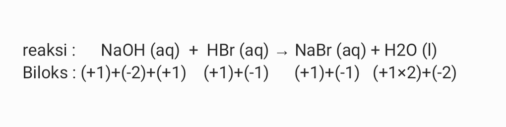 Tentukan reaksi berikut redoks atau bukan redoks!