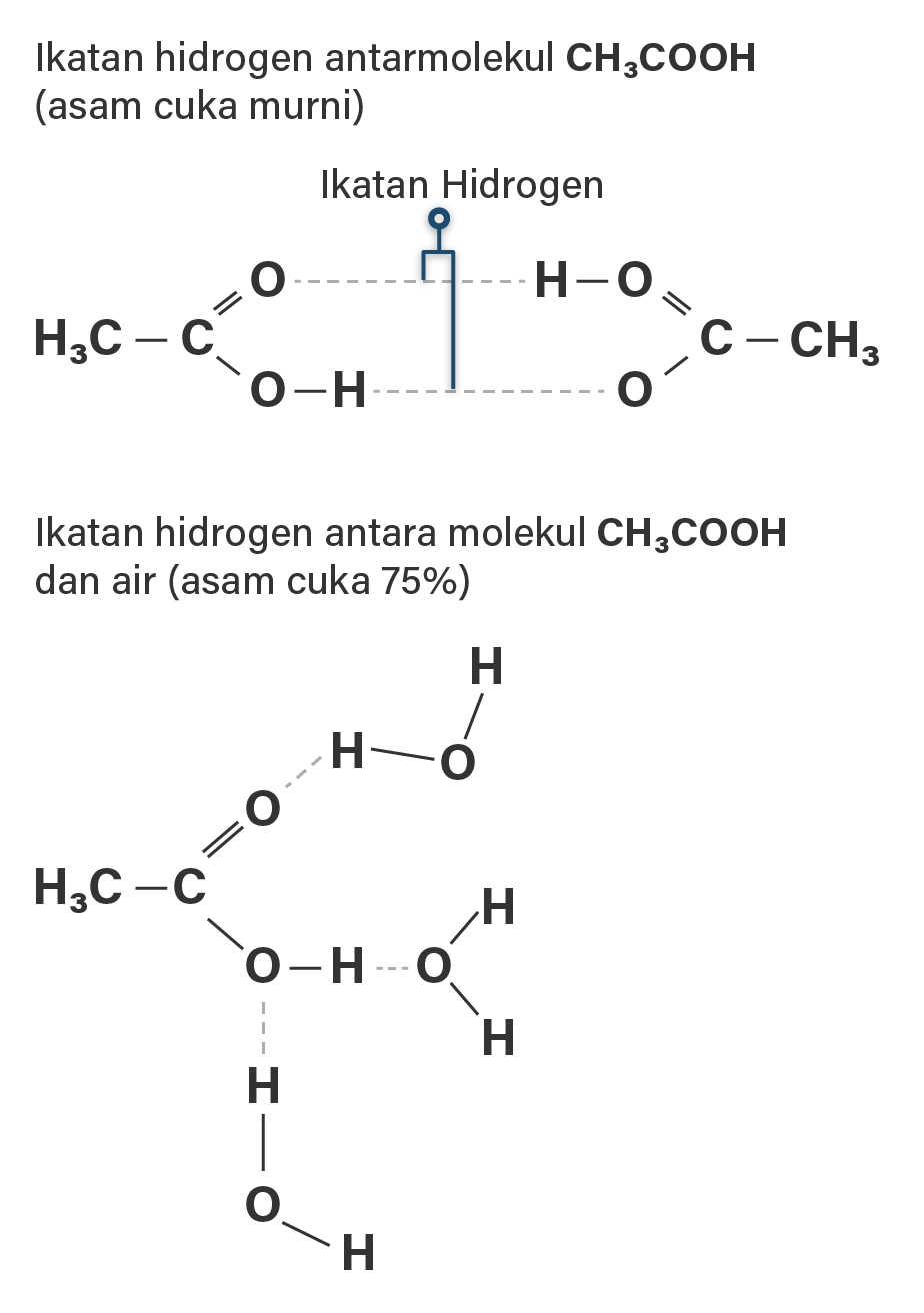 Ani membeli asam cuka (CH3COOH) di pasar yang akan...