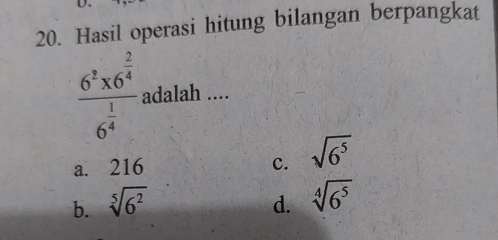 Operasi hitung bilangan berpangkat...