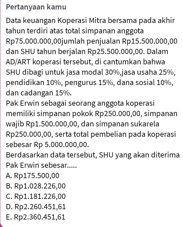 Mohon bantuannya untuk menjawab soal ini ya kak... Mohon bantuannya untuk menjawab soal ini ya kak...