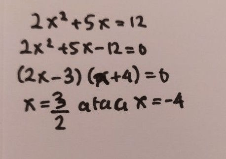 Jumlah dua kali kuadrat suatu bilangan dengan lima...