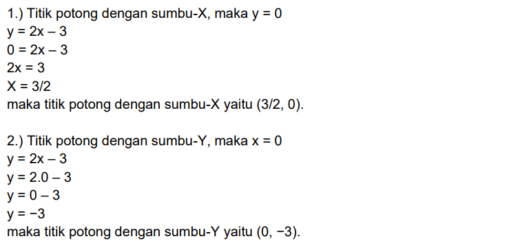 Gambarlah garis lurus dengan persamaan berikut. y=...