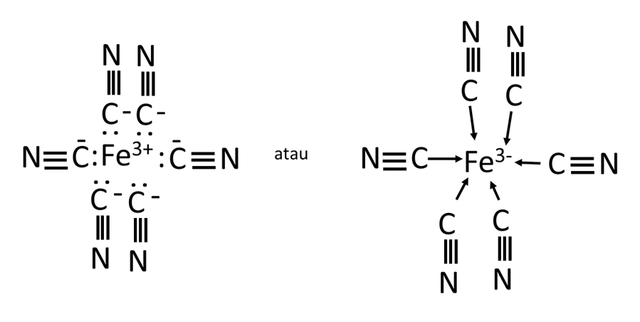 Pada reaksi pembentukan kompleks berikut. Fe³⁺(aq)...