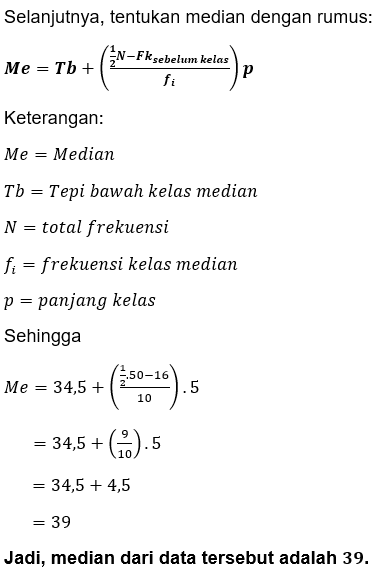 Diketahui tabel data panjang logam disamping ini.