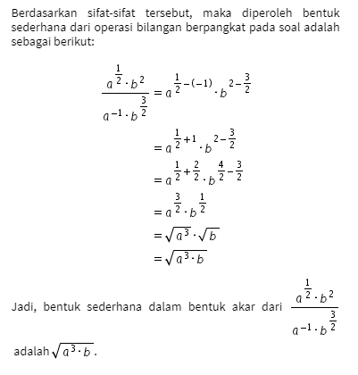 Sederhanakan dan tulis dalam bentuk akar: (a^½⋅b²)...