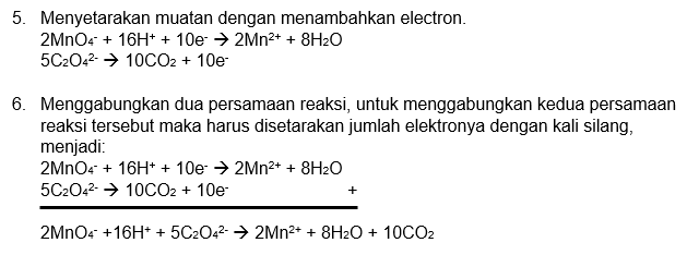 setarakan persamaan reaksi redoks berikut MnO4-