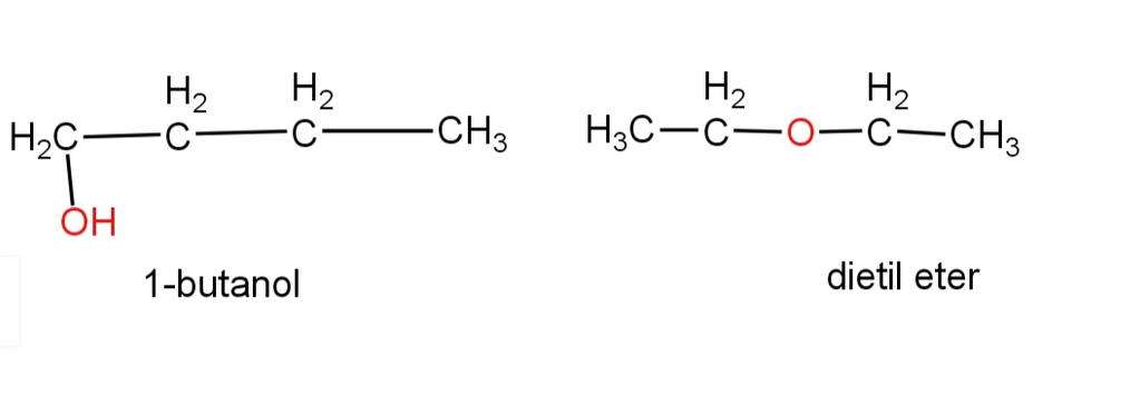 Senyawa yang berisomer fungsi dengan 1-butanol ada... Senyawa yang berisomer fungsi dengan 1-butanol ada...