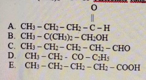 CH3 -C(CH3)2-CHO berisomer fungsi dengan ......