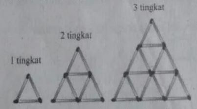Amir mencoba membuat sebuah menara yang disusun da...