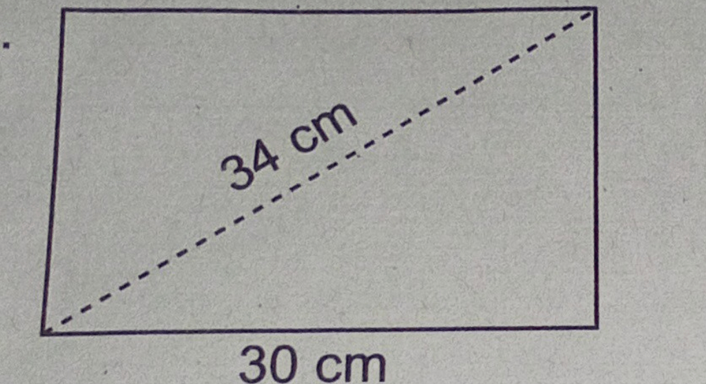 Keliling persegi panjang tersebut adalah ... cm....