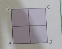 Perhatikan gambar berikut! Persegi ABCD tersusun a...