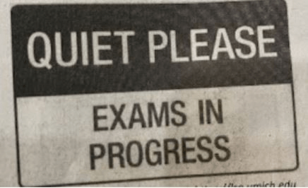 Two kinds of notice in the picture are...... a. co...