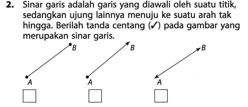 Sinar garis adalah garis yang diawali oleh suatu t...