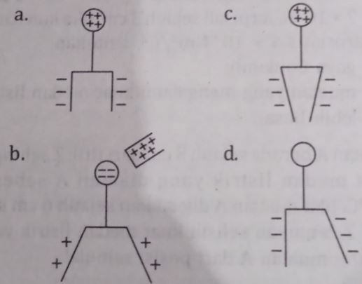 Elektroskop netral didekati muatan negatif sehingg...
