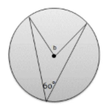 nilai b pada gambar berikut adalah ... a. 60° b. 8...